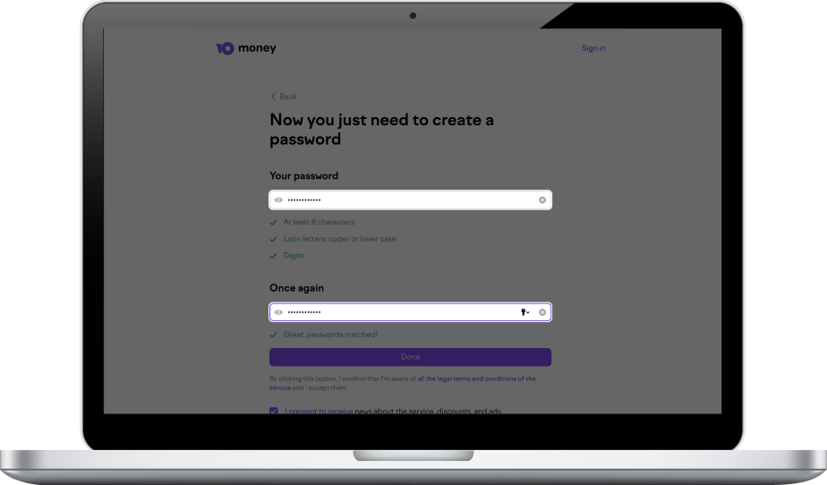 使用免费办理的YooMoney塑料卡在俄境内付费